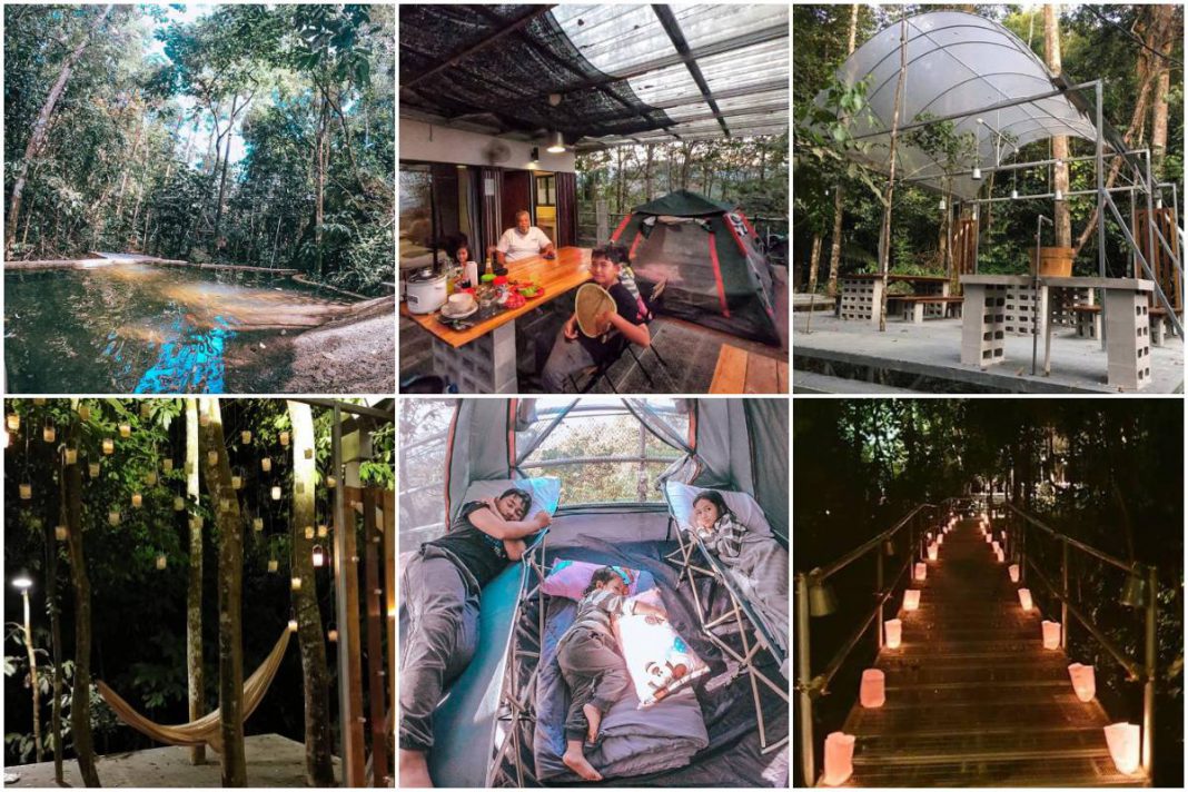 Lokasi Glamping Famili Ni Di Gibbon Retreat, Bentong Tampak Ekslusif. Tapi Hanya RM175 Je ...