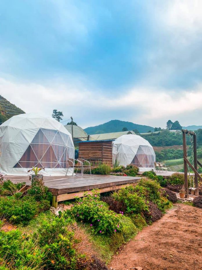 A’moss Farmstay, Lokasi Penginapan 'Dome' Dalam Kebun Sayur Viral Di ...