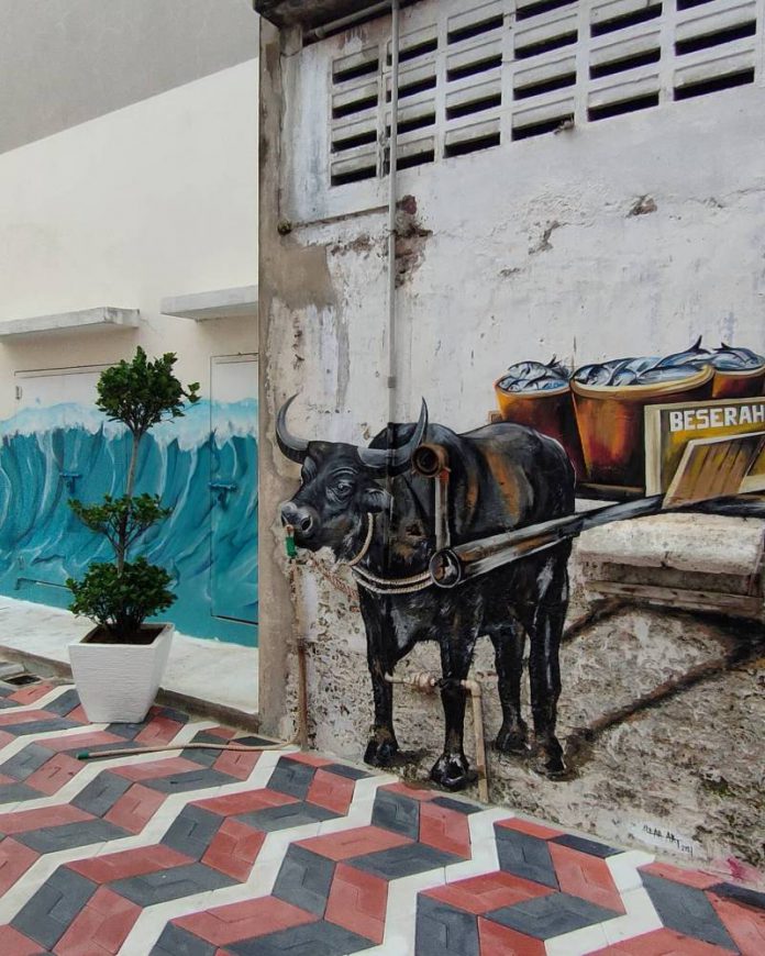 Kuantan Art Street, Lukisan Mural Gambarkan Sejarah Negeri Pahang