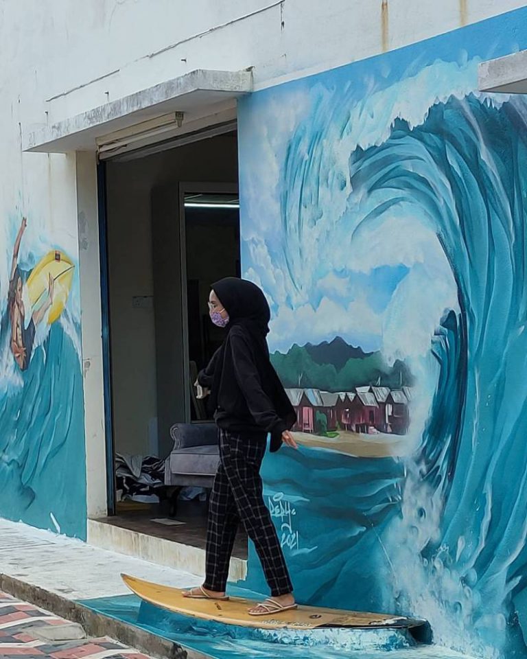 Kuantan Art Street, Lukisan Mural Gambarkan Sejarah Negeri Pahang