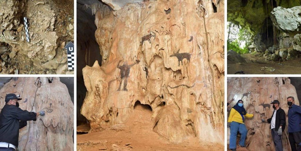 Lukisan Purba & Tengkorak Pra Sejarah Berusia Antara 5000 Ke 10,000 ...