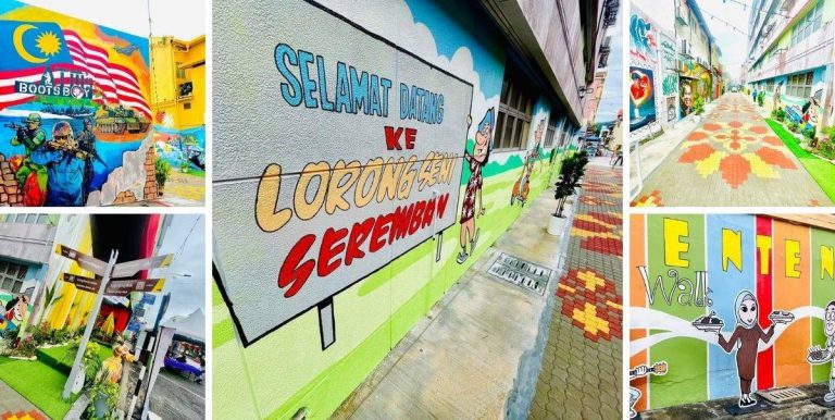 Lorong Seni Seremban, Lukisan Mural Cantik Penuhi Deretan Belakang ...