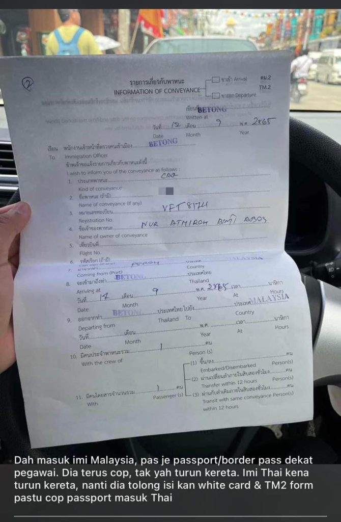 Masuk Kenderaan Sendiri Ke Thailand, Wanita Ini Kongsi Cara-cara Bawa ...