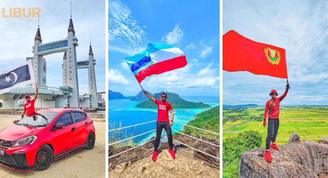 14 Negeri 60 Port OOTD, Paling Win Gambar Pegang Bendera, Tanda 'Hadir ...