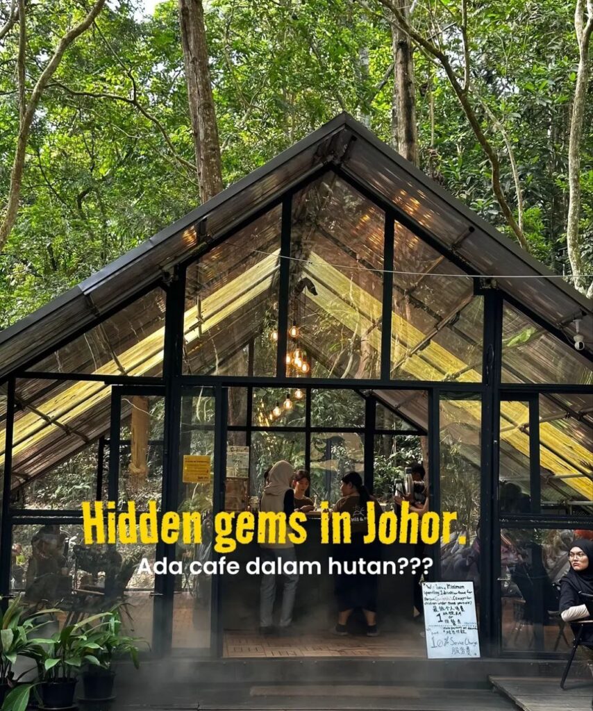 Kafe Rumah Kaca Tersembunyi, Hidden Gems Di Johor